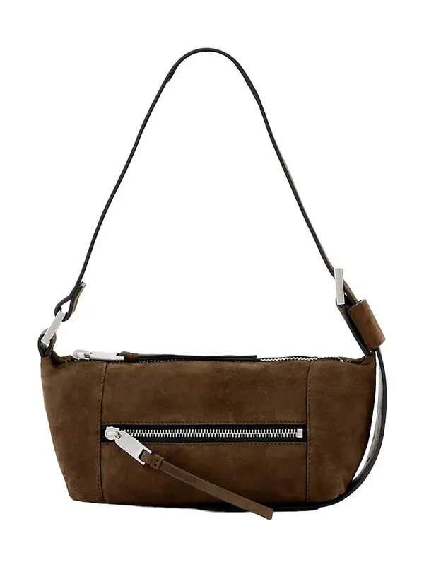 ALLSAINTS Vega Mini Shoulder Bag - Fango Brow