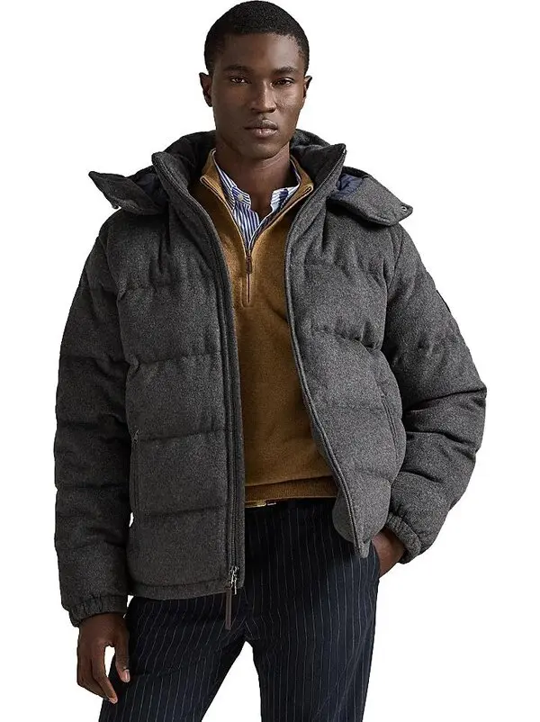 Ralph Lauren The Decker Melton Down Jacket - Fortress Grey