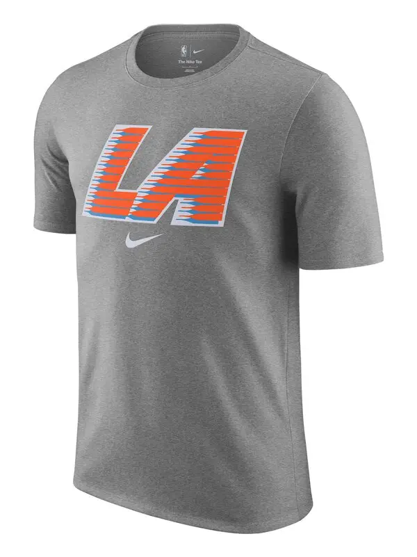 Nike La Clippers Essential City Edition Nba T-shirt - Grey