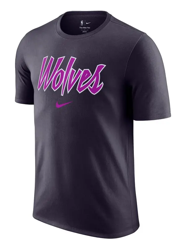 Nike Minnesota Timberwolves Essential City Edition Nba T-shirt - Purple