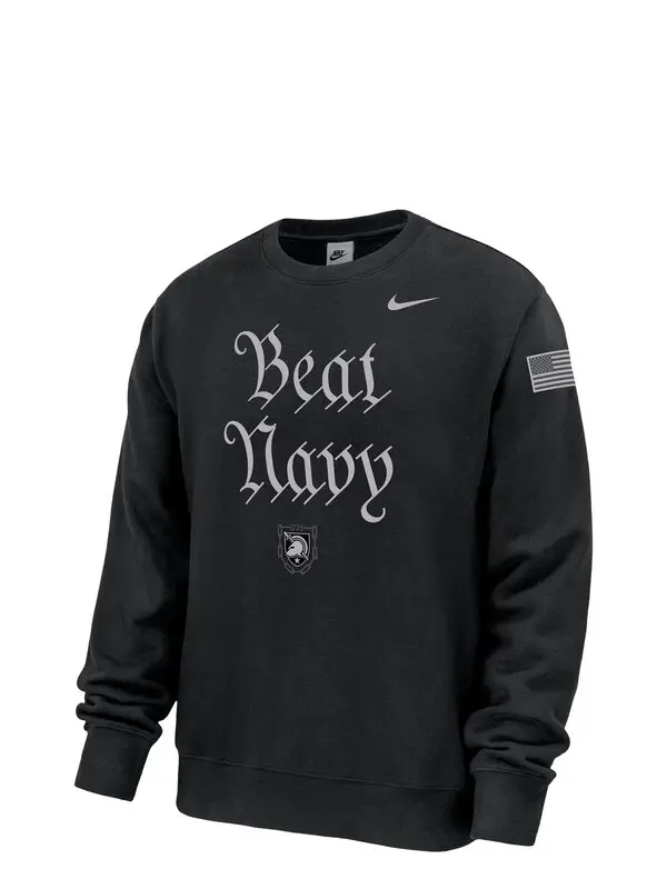 Nike Army Rivalry Club College Pullover Crew - Black