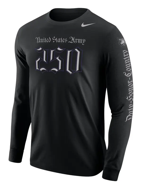 Nike Army Rivalry College Long-sleeve T-shirt - Black