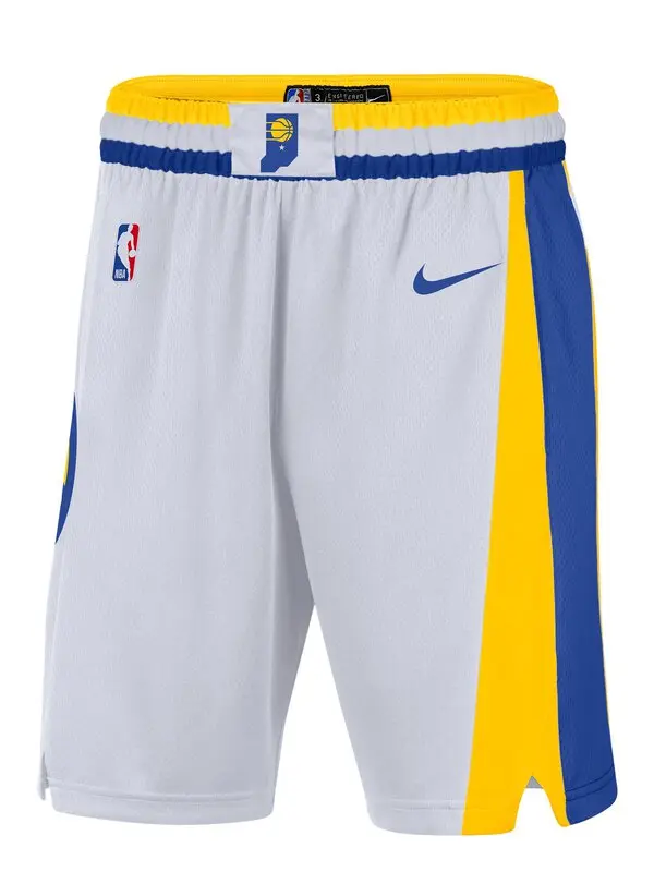 Nike Indiana Pacers City Edition Dri-fit Nba Swingman Shorts - White