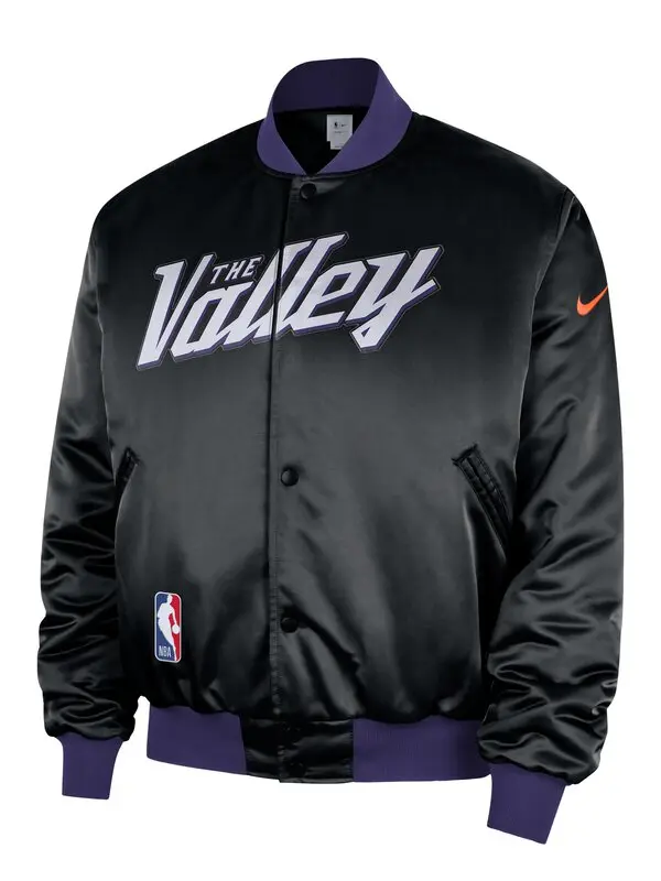 Nike Phoenix Suns City Edition Nba Premium Jacket - Black