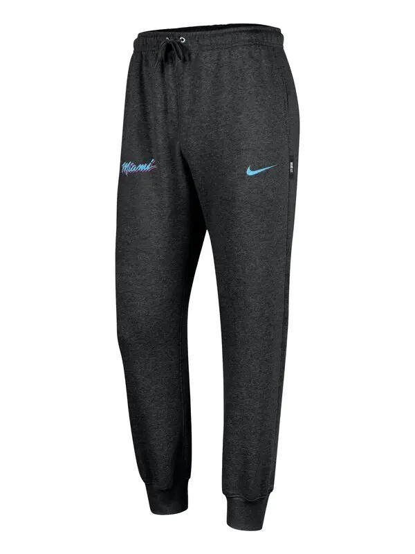 Nike Miami Heat City Edition Nba Club Fleece Jogger Pantsin | Hq5483-010 - Black