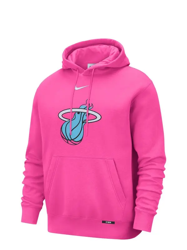 Nike Miami Heat City Edition Club Hoodie - Pink