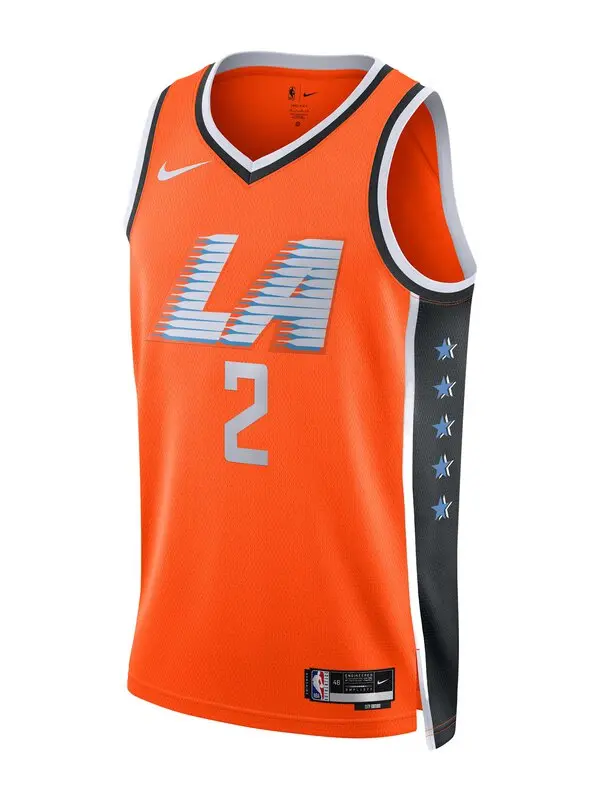 Nike Kawhi Leonard Los Angeles Clippers City Edition Nba Swingman Jersey - Orange