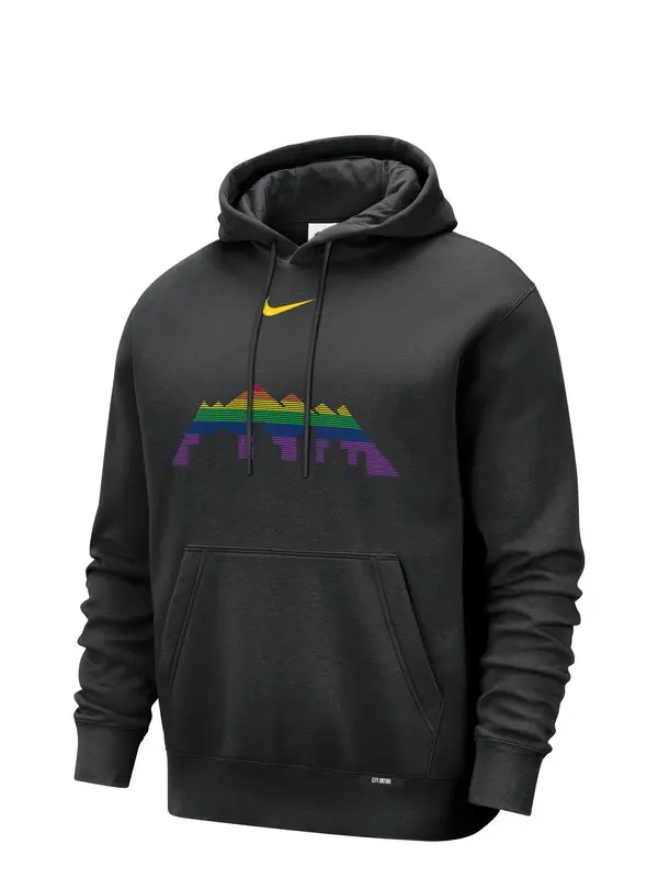 Nike Denver Nuggets City Edition Club Hoodie - Black