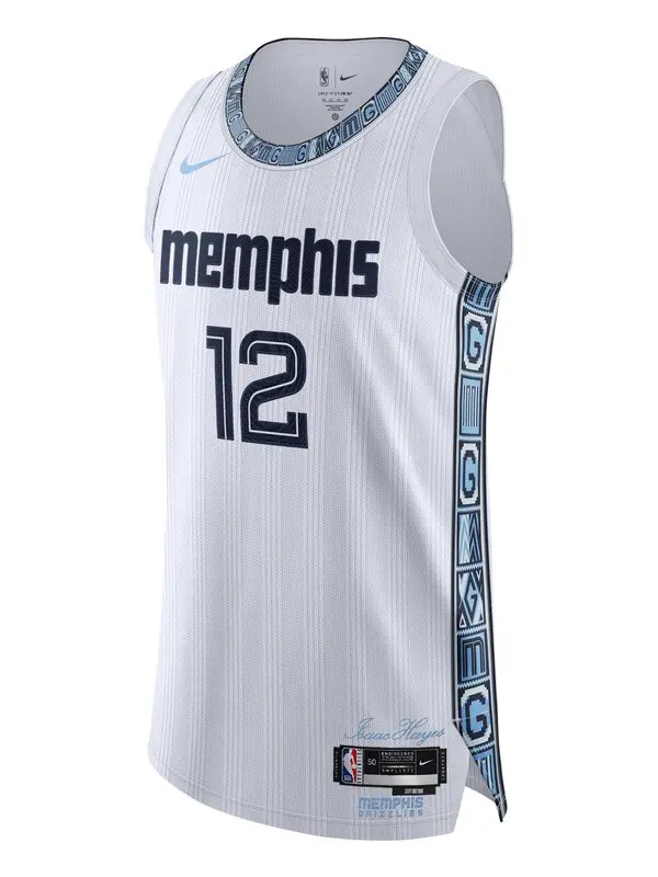 Nike Ja Morant Memphis Grizzlies City Edition Nba Authentic Jersey - White