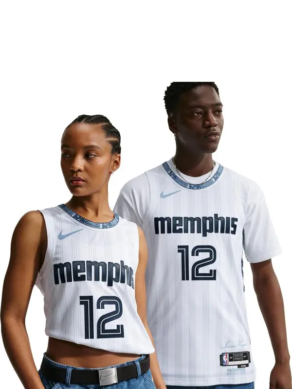 Nike Ja Morant Memphis Grizzlies City Edition Nba Authentic Jersey - White