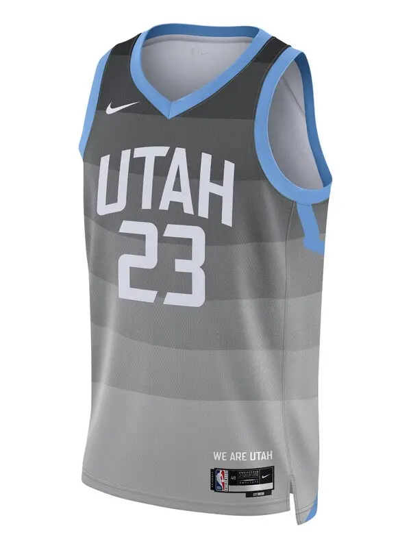 Nike Lauri Markkanen Utah Jazz City Edition Nba Swingman Jersey - Black