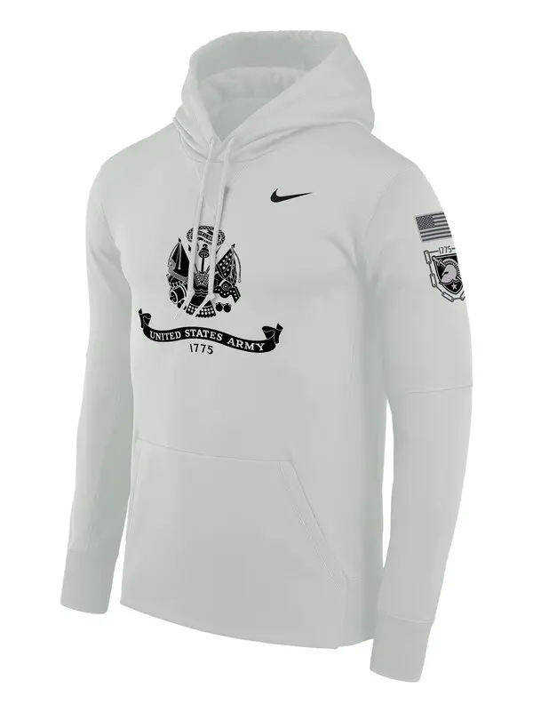 Nike Army Black Knights Rivalry Therma Pullover Hoodie - Grey