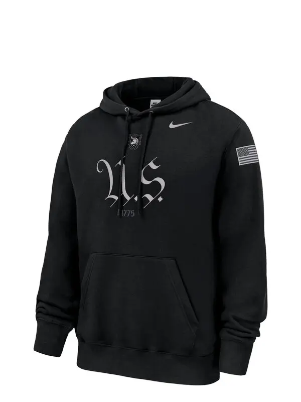 Nike Army Rivalry Club College Pullover Hoodie - Black