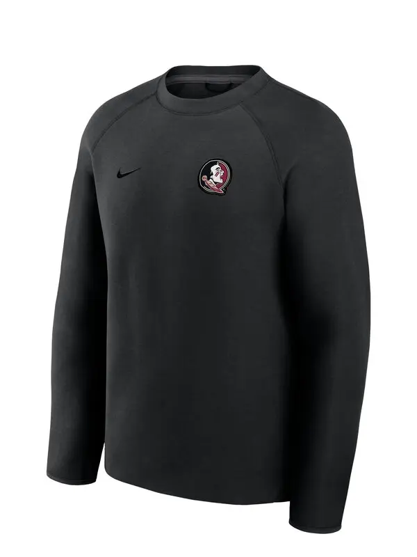 Nike Florida State Tech Fleece College Pullover Crew - Black