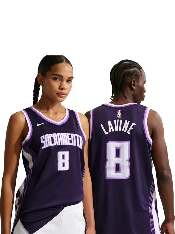 Nike Zach Lavine Sacramento Kings City Edition Nba Swingman Jersey - Purple