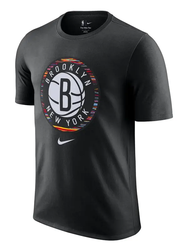 Nike Brooklyn Nets Essential City Edition Nba T-shirt - Black