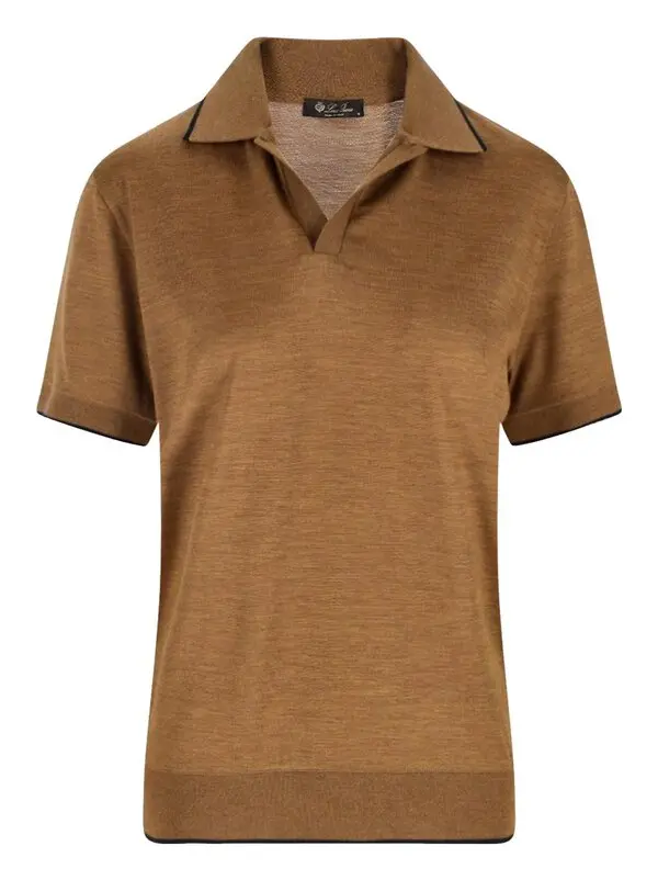 Loro Piana Waitaki Polo Shirt - Brown