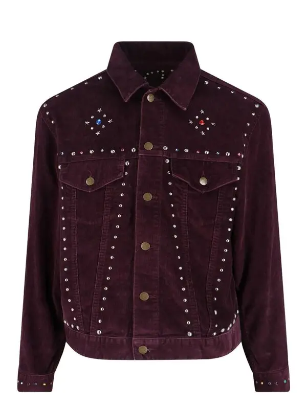 Needles Studs Corduroy Jacket - Purple