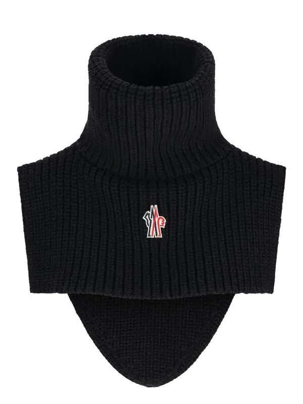 Moncler Virgin Wool Neck Warmer - Black