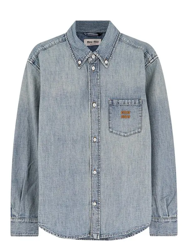 Miu Miu Denim Shirt - Blue