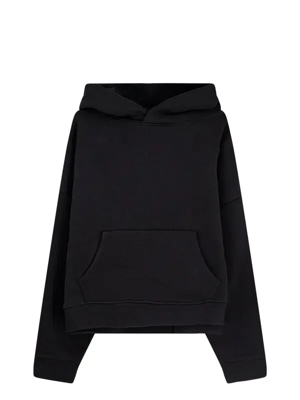 ENTIRE STUDIOS Cotton Hooded Sweatshirt - Black