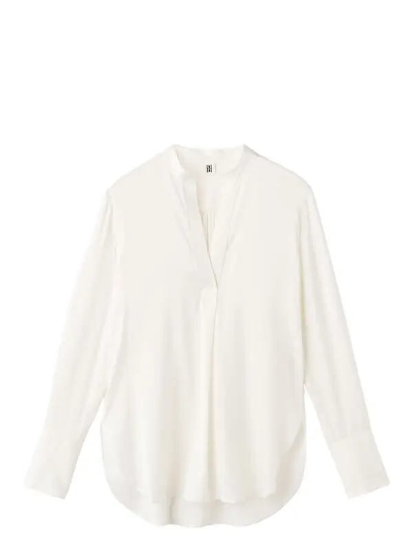 BY MALENE BIRGER Mabillon Silk Shirt - Soft White