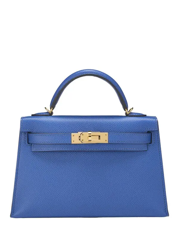 Hermès Epsom Kelly Sellier 20 Nm - Blue France