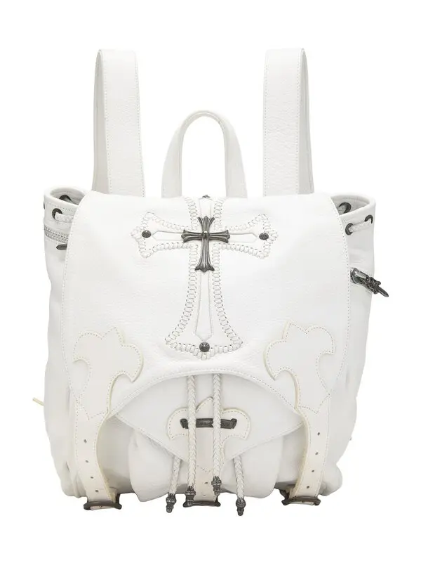 Chrome Hearts Cross Backpack - White