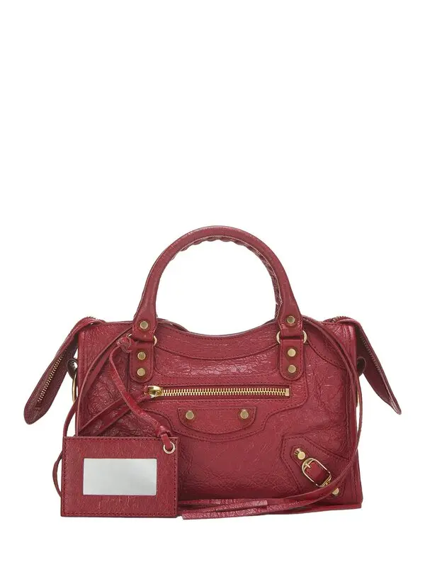 Balenciaga Classic City Top Handle Bag - Red
