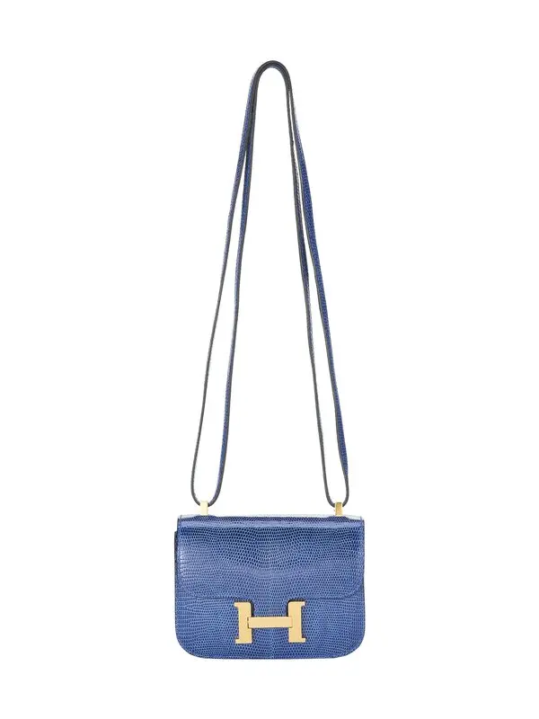 Hermès Lizard Constance - Blue Saphir