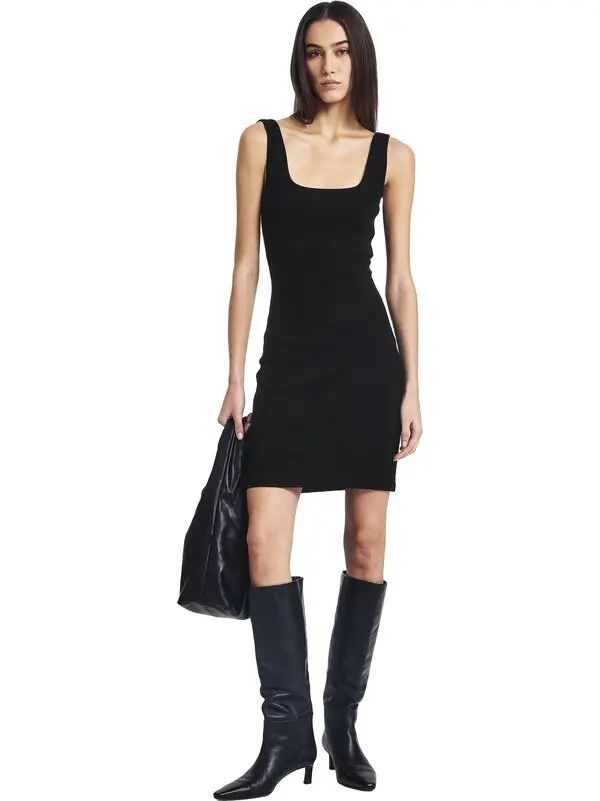 NINETY PERCENT Matala Mini Dress - Black