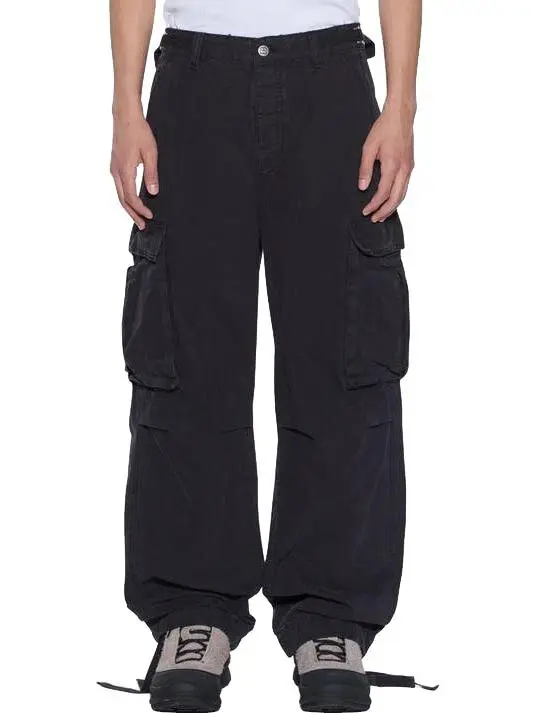 Ksubi Cotton Cargo Pants - Black