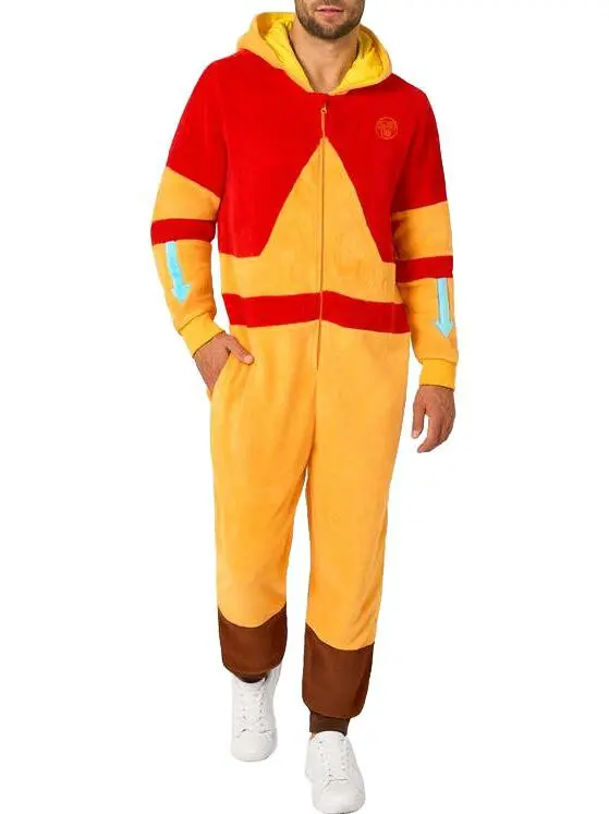 Opposuits Aang Avatar® Fleece Jumpsuit - Yellow