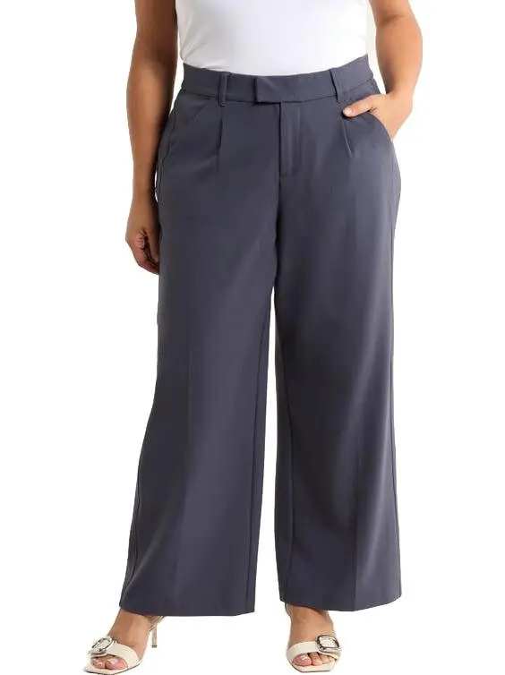 Wit & Wisdom Skyrise Wide Leg Trousers - Shadow