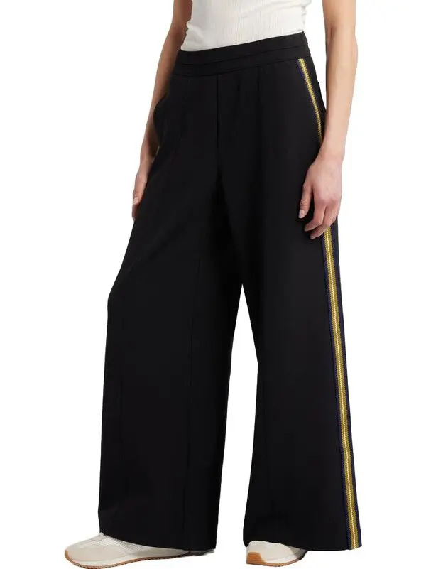 Wit & Wisdom Skyrise Pintuck Palazzo Pants - Black