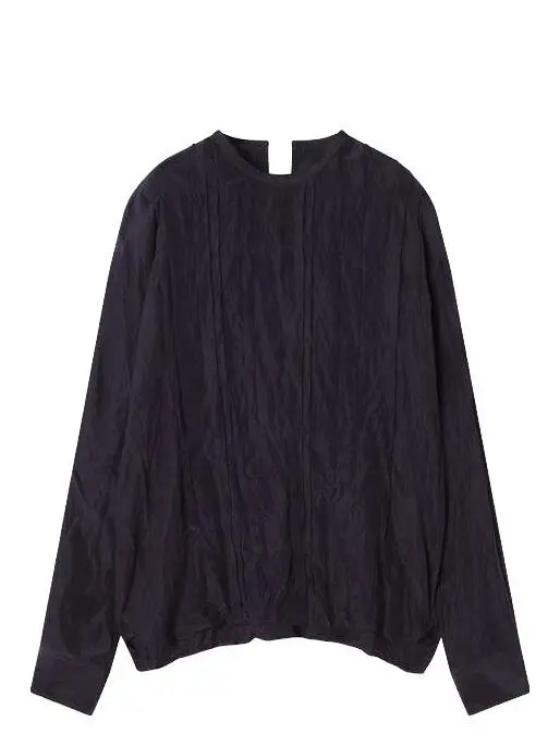 LANVIN Pleated Silk Top - Montana