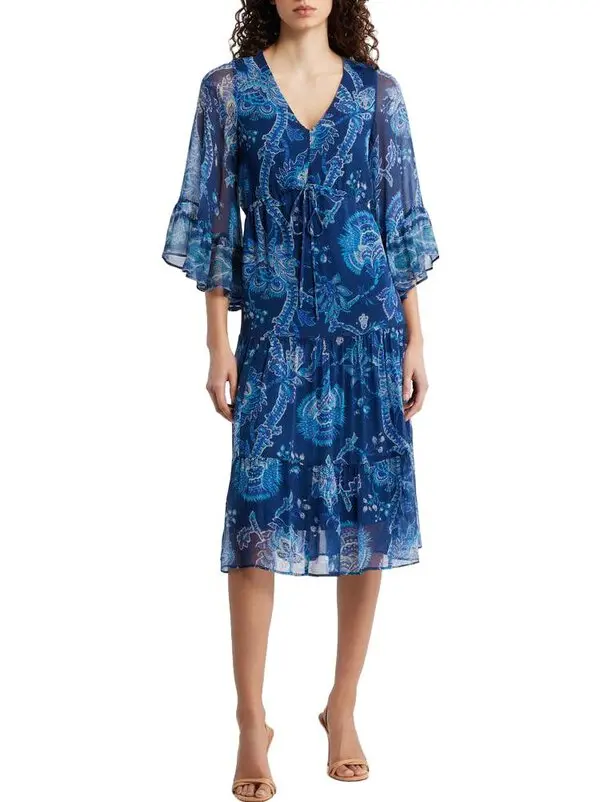 Kobi Halperin Charlee Printed Dress - Midnight Multi