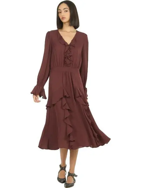 SECRET PON-PON Warby Dress - Mulberry