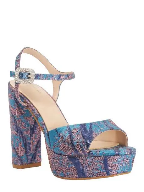Dune London Maycie Platform Sandals - Teal