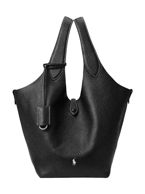 Polo Ralph Lauren Leather Tote - Black