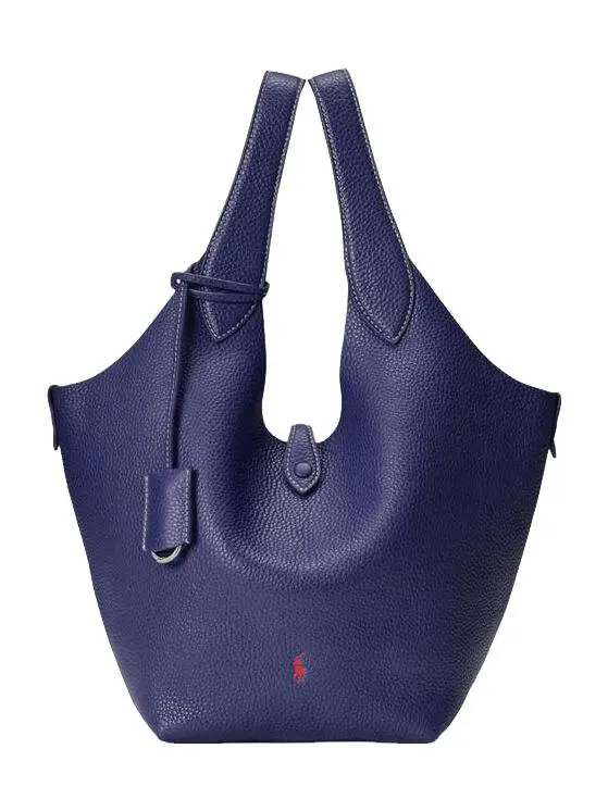 Polo Ralph Lauren Leather Tote - Ink