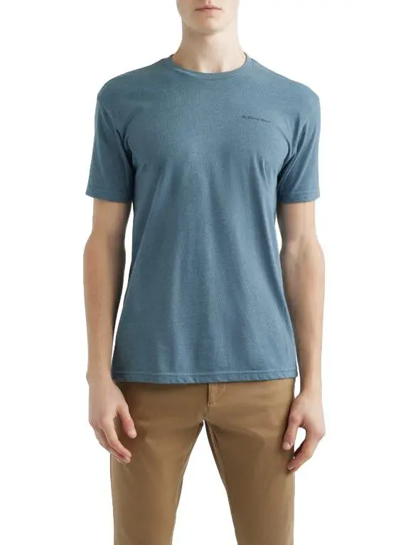 THE NORMAL BRAND Illustrated Bear Graphic T-shirt - Indigo