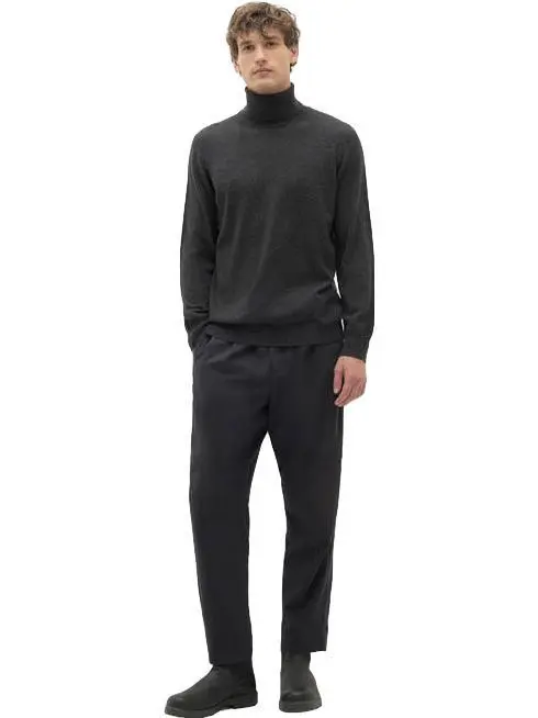 Naked Cashmere Nicholo Cashmere Turtleneck - Charcoal