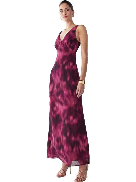 BWLDR Chelsea Maxi Dress - Fuchsia Blur