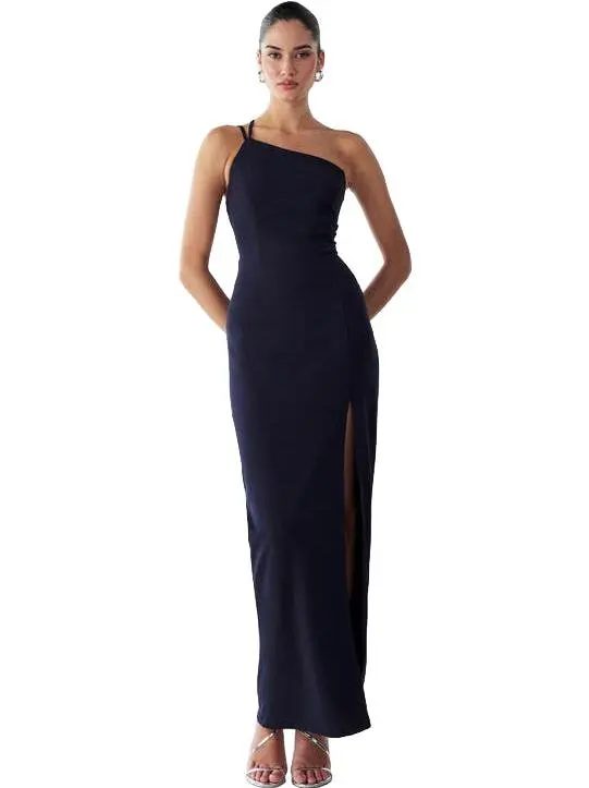 BWLDR Boston Maxi Dress - Navy Blue