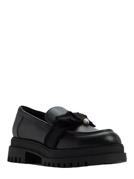 Aldo Theatric Platform Loafer - Black