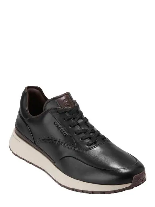 Cole Haan Lewis Grandpro Luxe Sneaker - Black /madeira /angora
