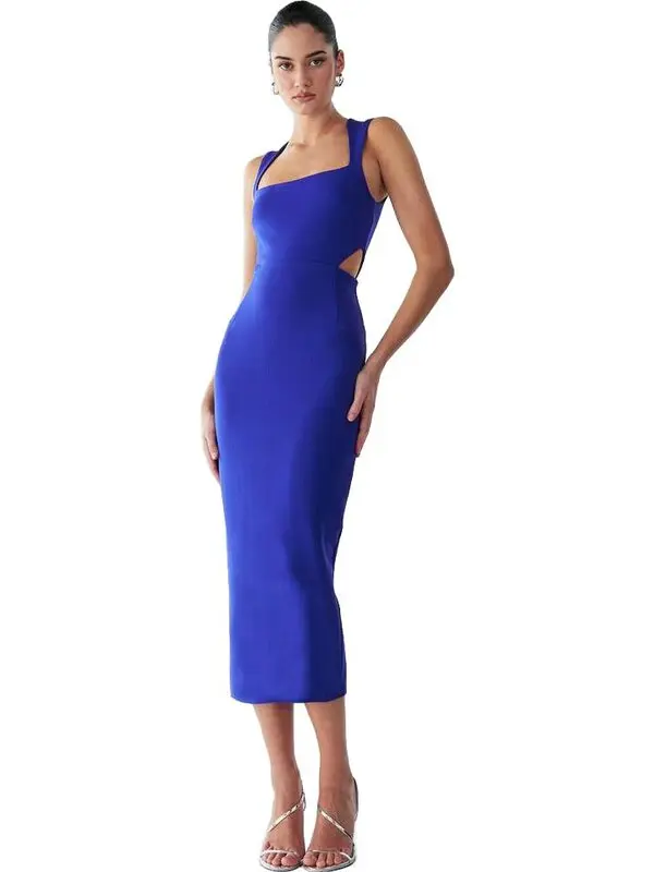 BWLDR Riri Maxi Dress - Cobalt Blue