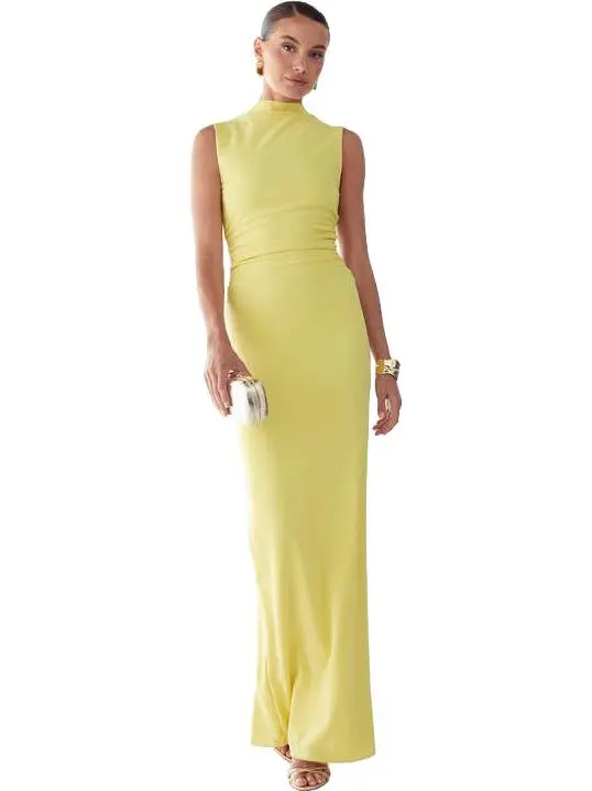 BWLDR Lana Maxi Dress - Butter