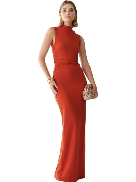 BWLDR Lana Maxi Dress - Copper
